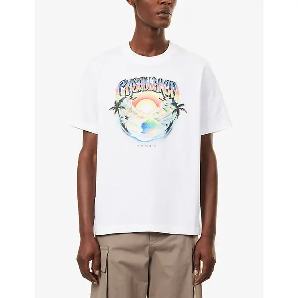Casablanca Classic Casa Sunset Cotton T-shirt