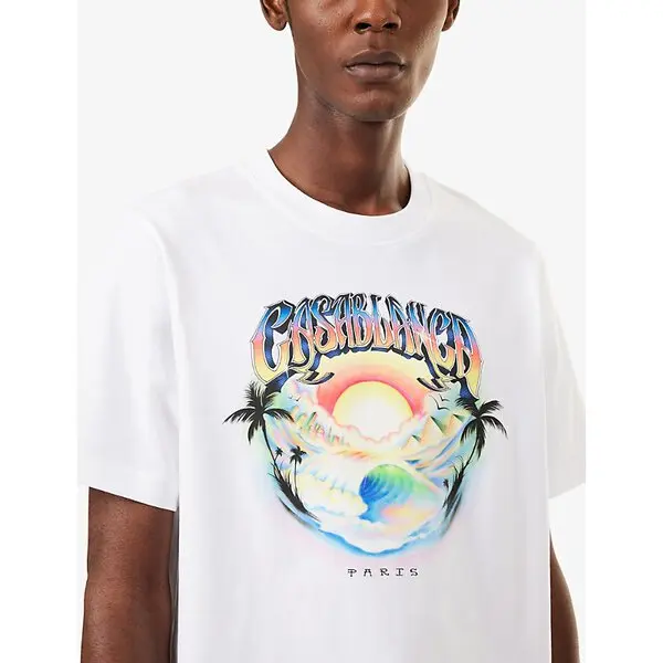 Casablanca Classic Casa Sunset Cotton T-shirt