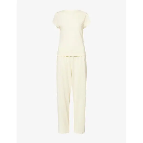 TREATS Sloane Slub-texture Cotton-blend Pyjama Set