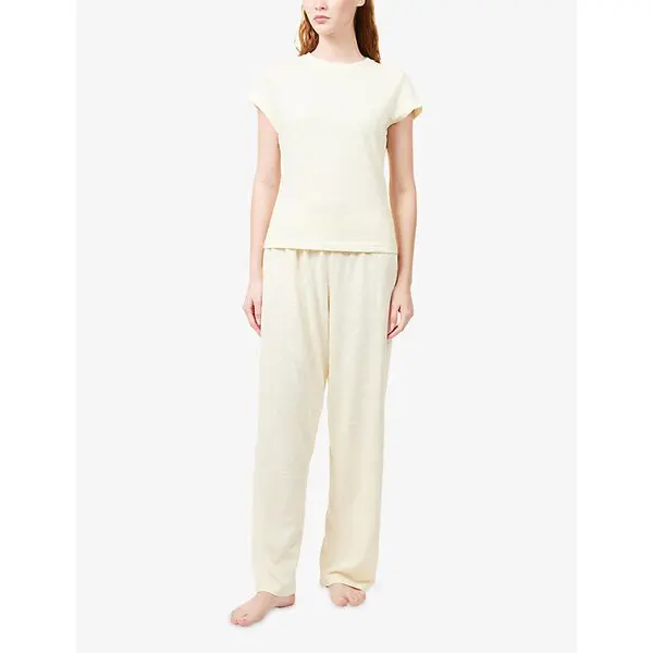 TREATS Sloane Slub-texture Cotton-blend Pyjama Set