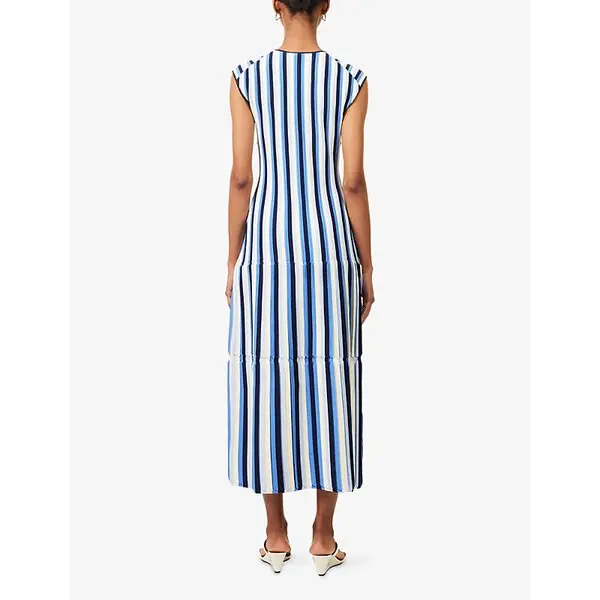 Simkhai Lianne Pleated Knitted Midi Dress