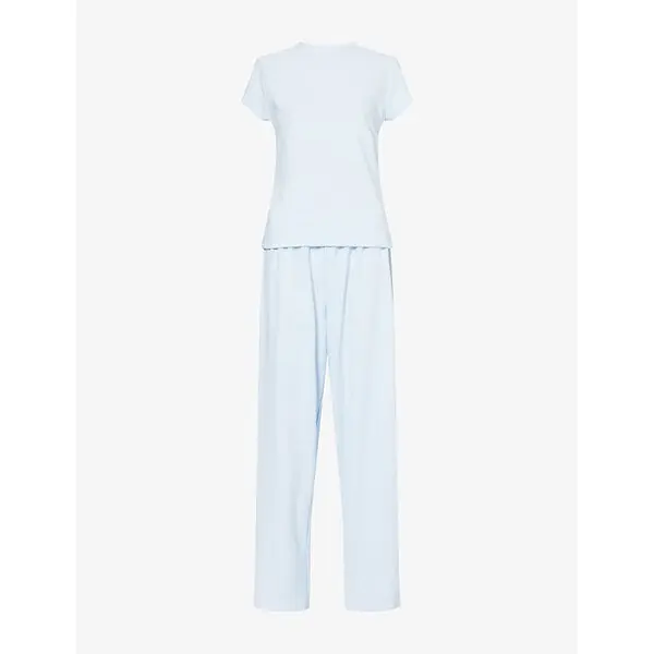 TREATS Confetti Towel Rayon-blend Pyjama Set - Blue
