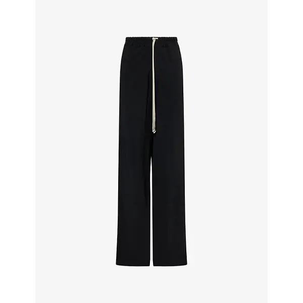 Rick Owens Drawstring Wide-leg Cady-crepe Trousers