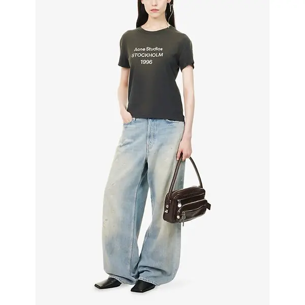 Acne Studios Etza 1996 Logo Cotton-blend T-shirt