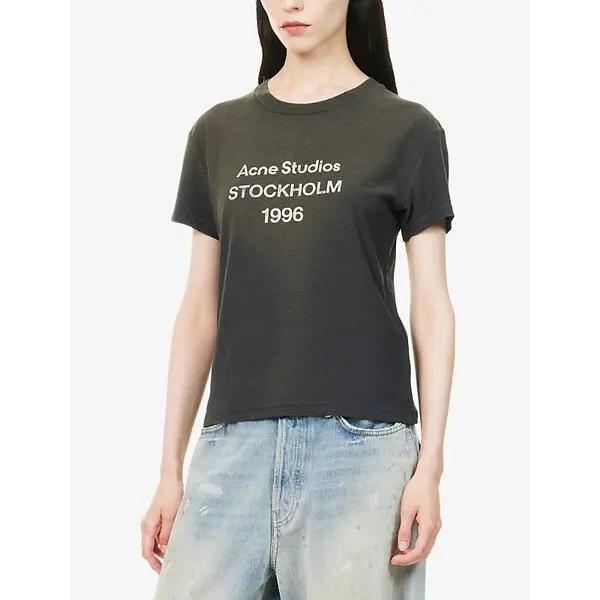 Acne Studios Etza 1996 Logo Cotton-blend T-shirt