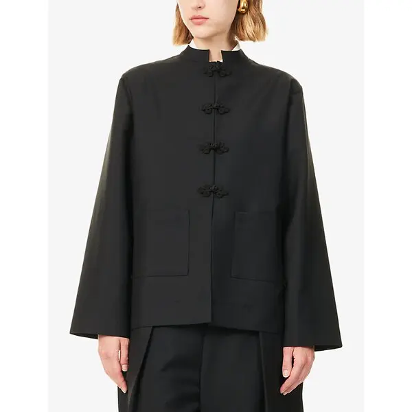 ROHE FRAMES Róhe Frames Pankou Knotted Wool-blend Jacket