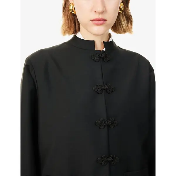 ROHE FRAMES Róhe Frames Pankou Knotted Wool-blend Jacket