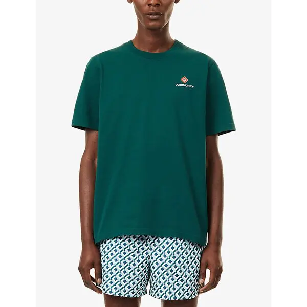 Casablanca Classic Small Logo Cotton T-shirt