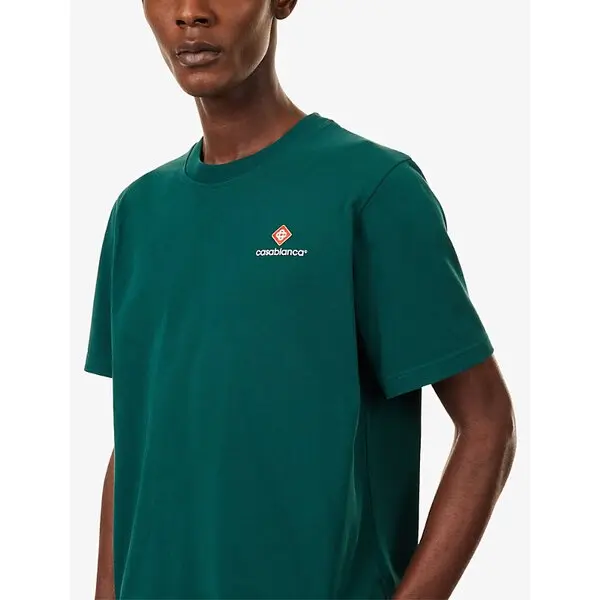 Casablanca Classic Small Logo Cotton T-shirt