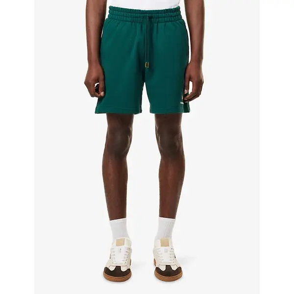 Casablanca Brand-print Classic Cotton Shorts