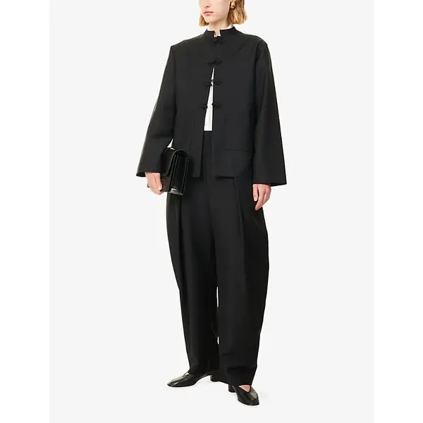 ROHE FRAMES Puck Tailored Wool-blend Trousers