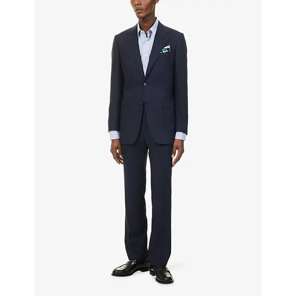 Dunhill Belgravia Single-breasted Wool Jacket