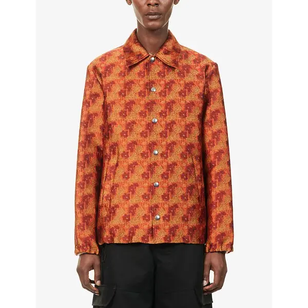 Dries Van Noten Vorries Floral Cotton-blend Jacket