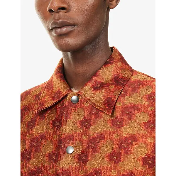 Dries Van Noten Vorries Floral Cotton-blend Jacket
