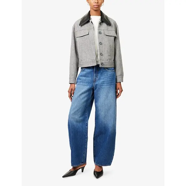 7 For All Mankind Bonnie Barrel-leg Denim Jeans