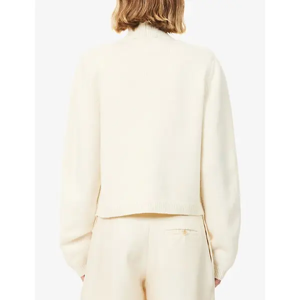 ROHE FRAMES Turtleneck Boxy-fit Wool And Cashmere-blend Jumper