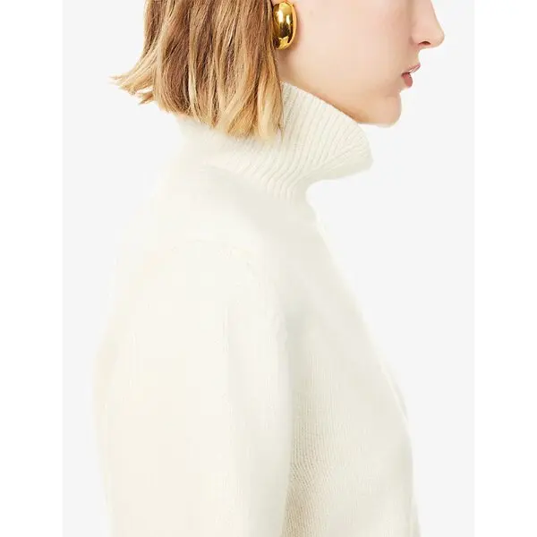 ROHE FRAMES Turtleneck Boxy-fit Wool And Cashmere-blend Jumper
