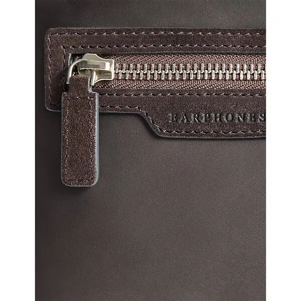 ANYA HINDMARCH Padded Triple Zip Woven Cross-body Bag - Chocolate