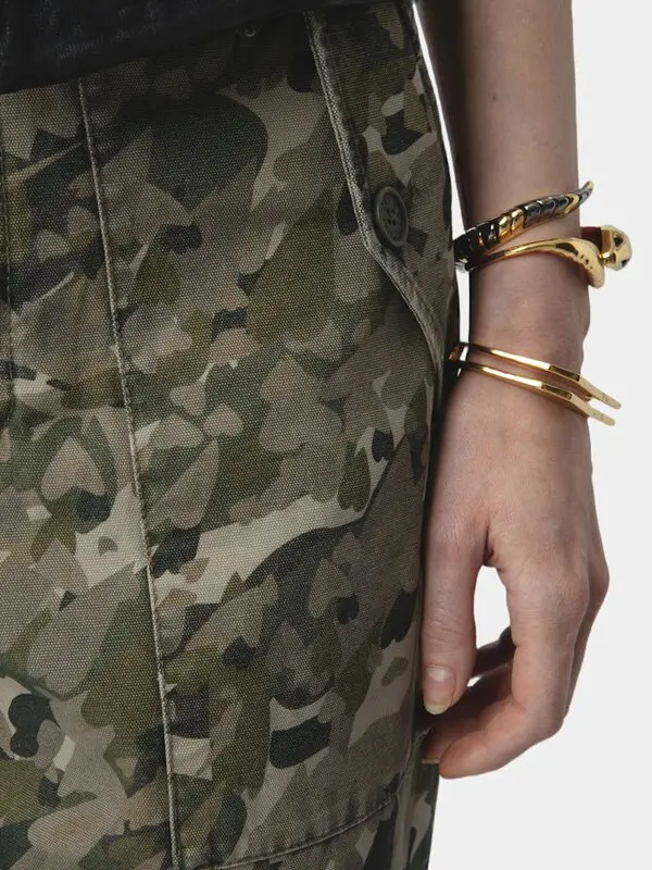 Zadig&Voltaire Pilote Camouflage Combat Pants