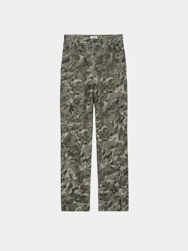 Zadig&Voltaire Pilote Camouflage Combat Pants