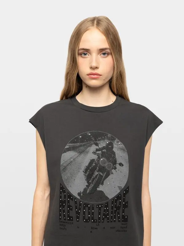 Zadig&Voltaire Cloe Cotton Tank Top