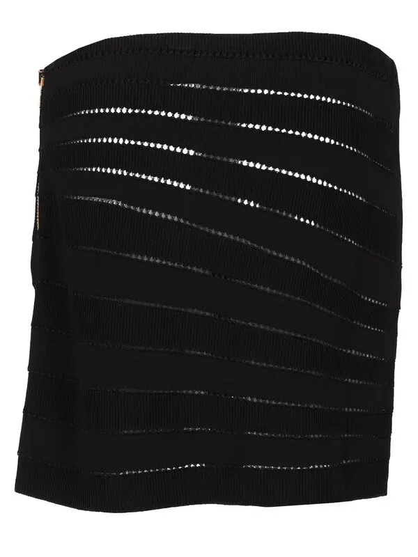 Balmain Knit Mini Skirt