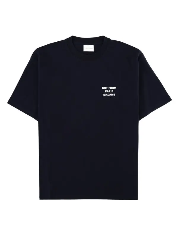 Drole De Monsieur T-shirt "slogan - Blue