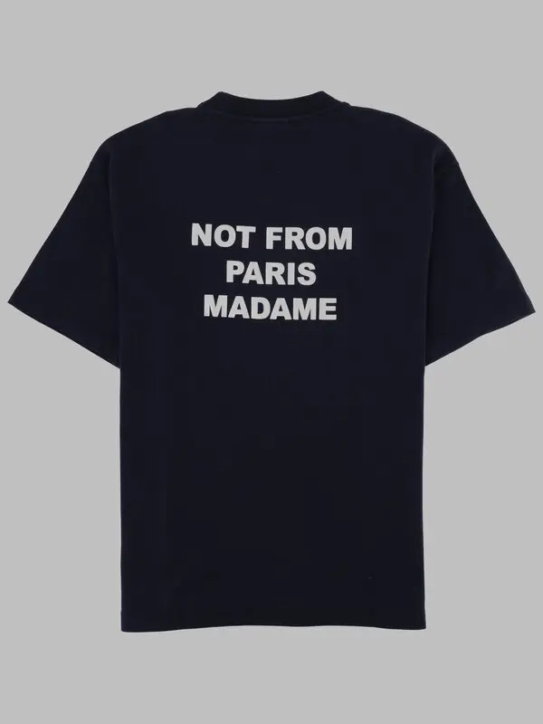 Drole De Monsieur T-shirt "slogan - Blue
