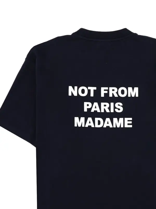 Drole De Monsieur T-shirt "slogan - Blue