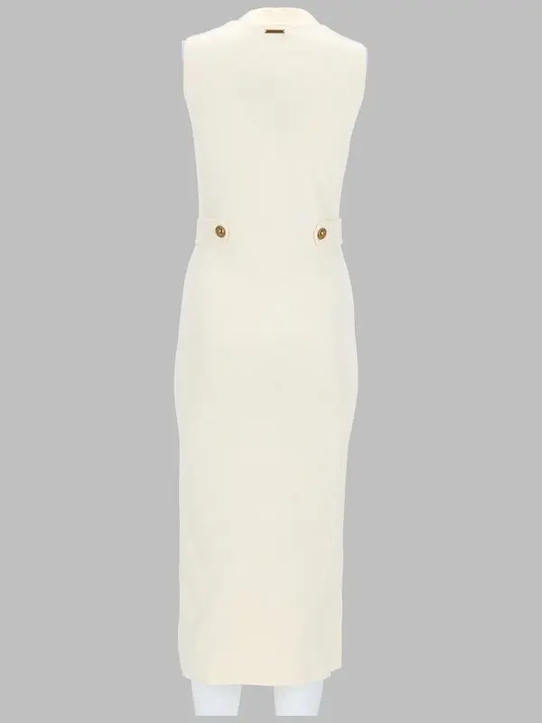 Michael Kors Abito Midi In Maglia Stretch