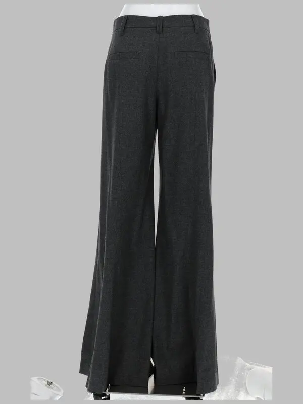 Brunello Cucinelli Pantalone Ampio In Lana E Cashmere