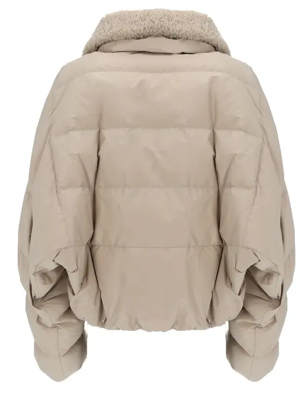 Brunello Cucinelli Techno Cotton Taffeta Puffer Jacket