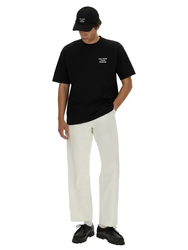 Drole De Monsieur T-shirt "slogan - Black