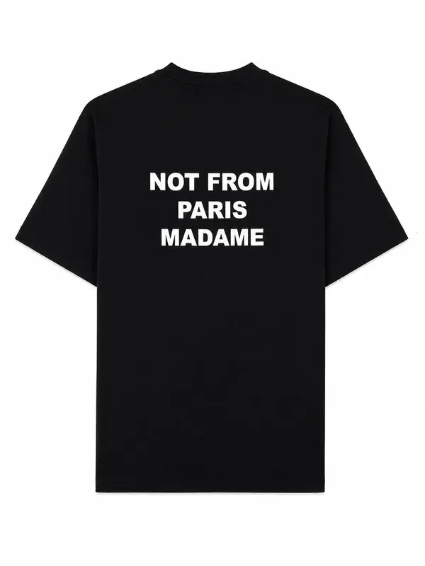 Drole De Monsieur T-shirt "slogan - Black