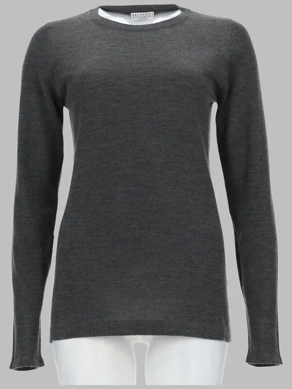 Brunello Cucinelli Maglia Leggera In Cashmere E Seta