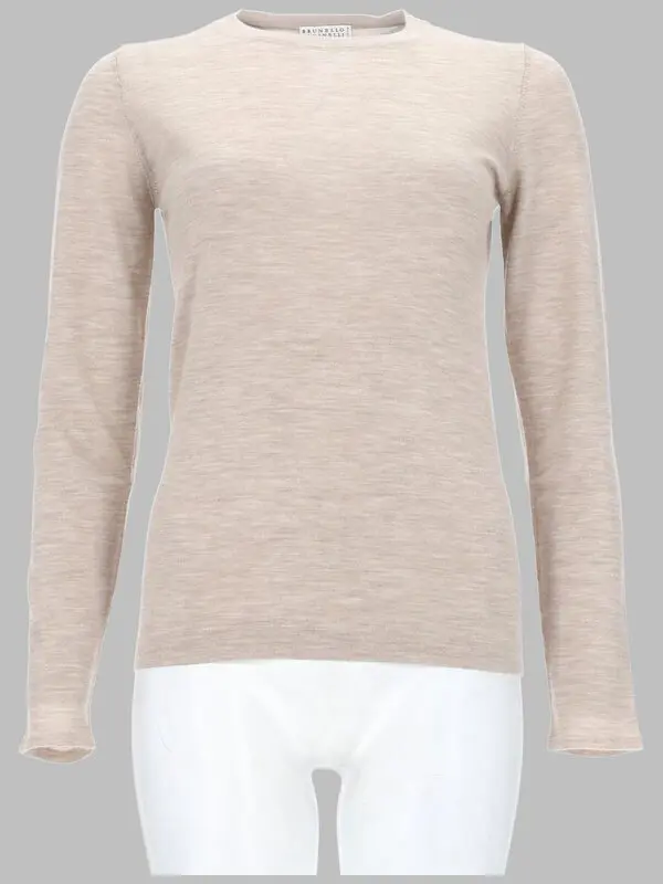 Brunello Cucinelli Lightweight Cashmere And Silk Knit Top