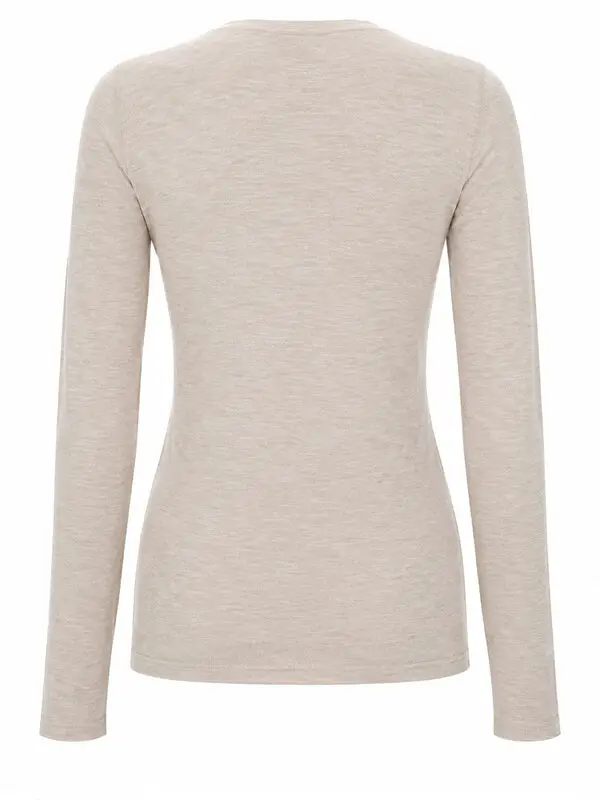 Brunello Cucinelli Lightweight Cashmere And Silk Knit Top