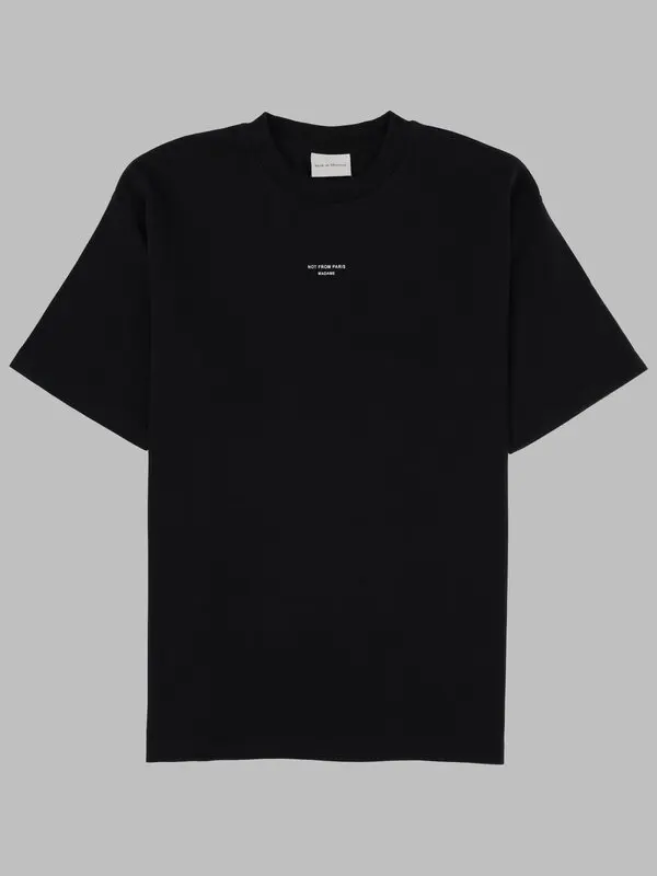 Drole De Monsieur T-shirt "slogan - Black