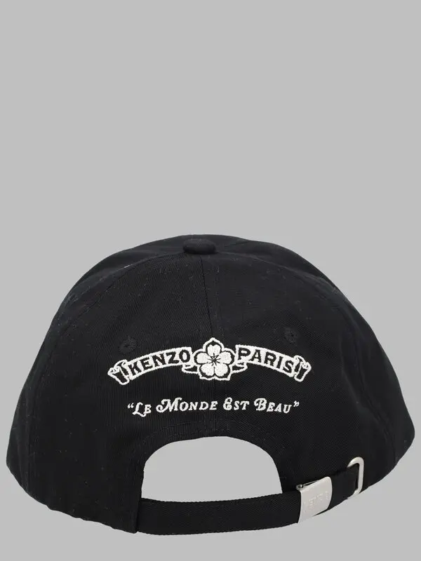 Kenzo Cappello Da Baseball Con Logo