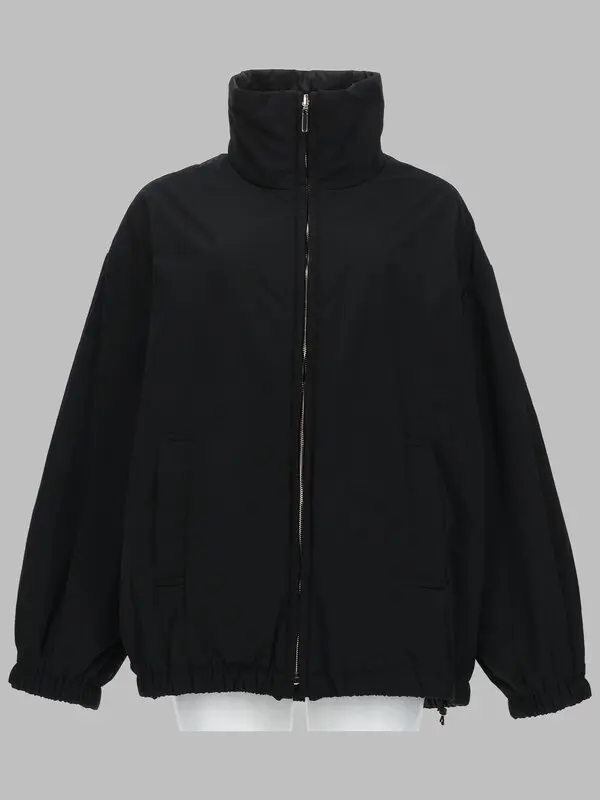 Max Mara Reversible Padded Bomber Jacket - Black