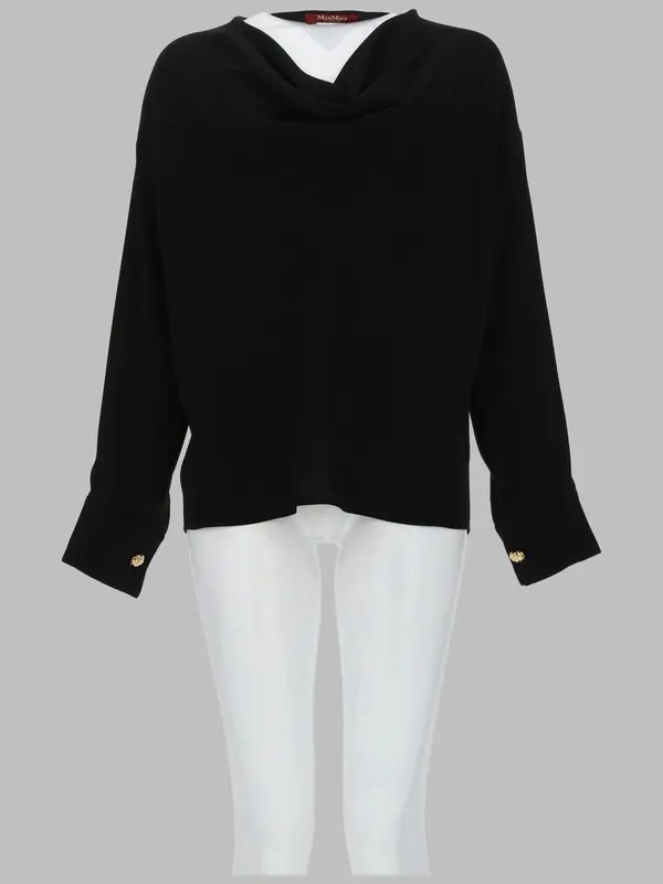 Max Mara Light Technical Cady Blouse