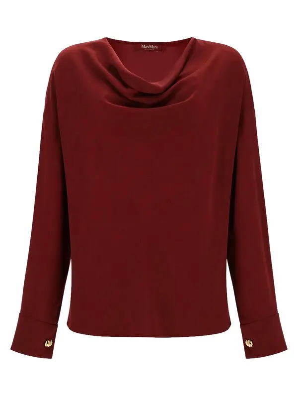Max Mara Blouse In Lightweight Technical Cady