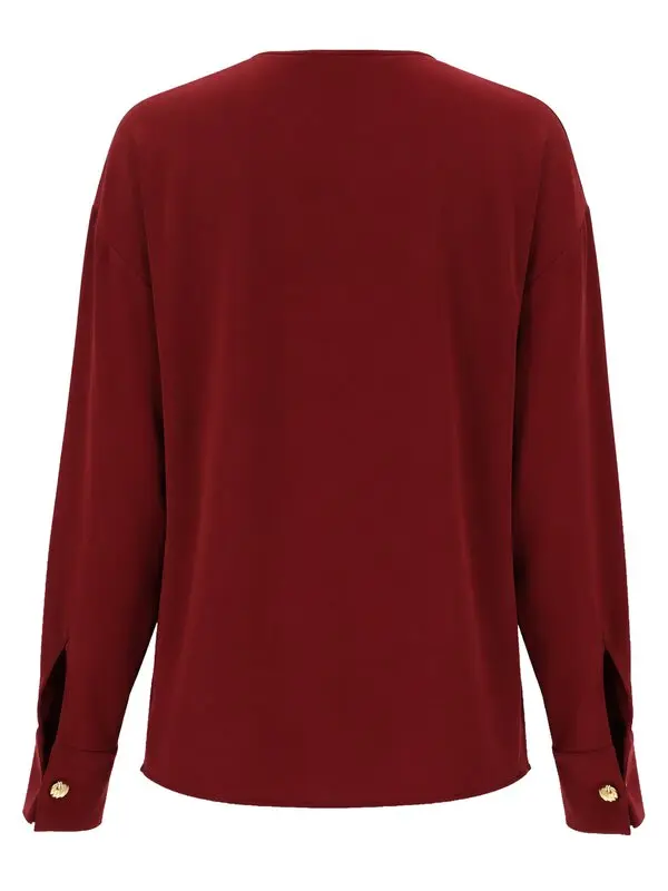 Max Mara Blouse In Lightweight Technical Cady