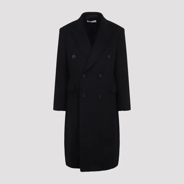 Our Legacy Double-breasted Peacoat Jacket - Black