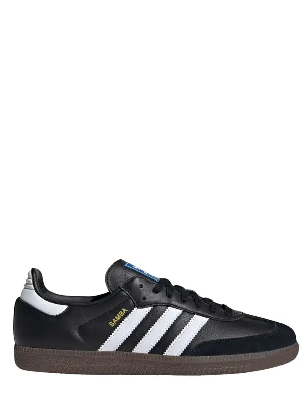 Adidas Samba Leather Sneakers - Black