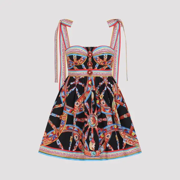 Dolce & Gabbana Carretto Print Mini Dress
