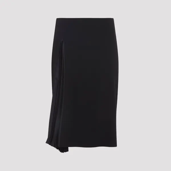 JIL SANDER Virgin Wool Midi Skirt