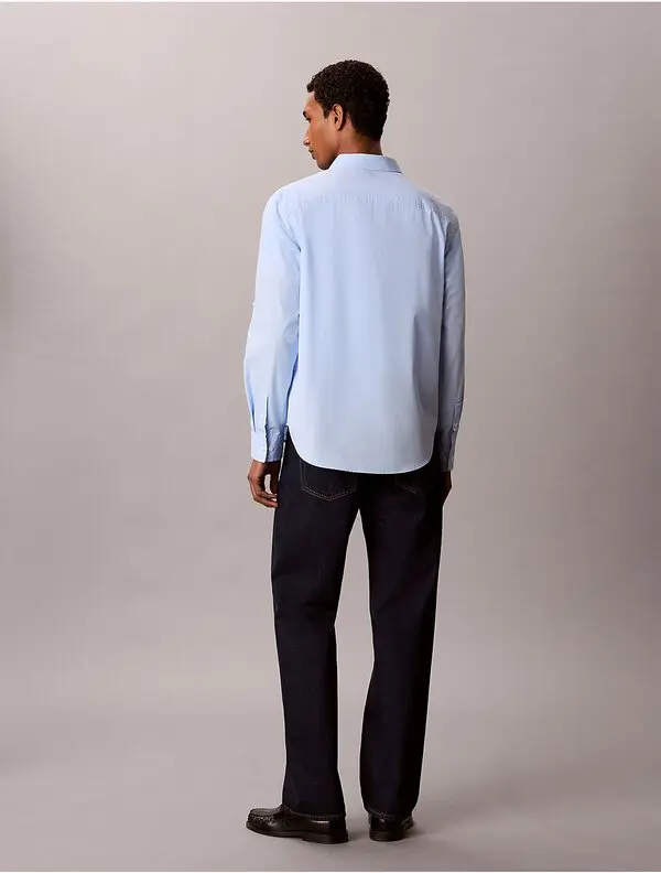 Calvin Klein Utility Washed Poplin Easy Shirt - Windsurfer