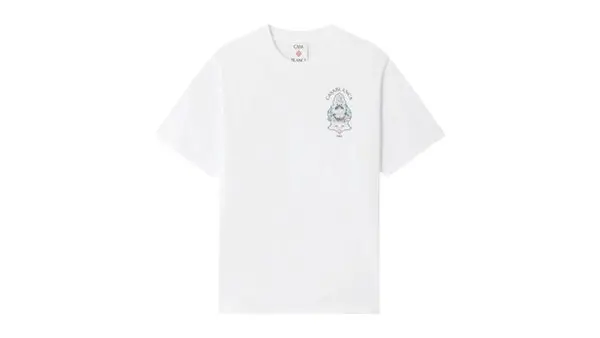 Casablanca Classic Hotel Emblem Tee Shirt - White