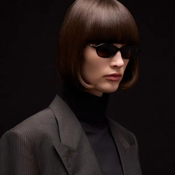 Gucci Oval-frame Sunglasses